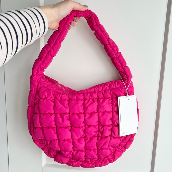 COS | Bags | Cos Quilted Mini Bag Pink | Poshmark